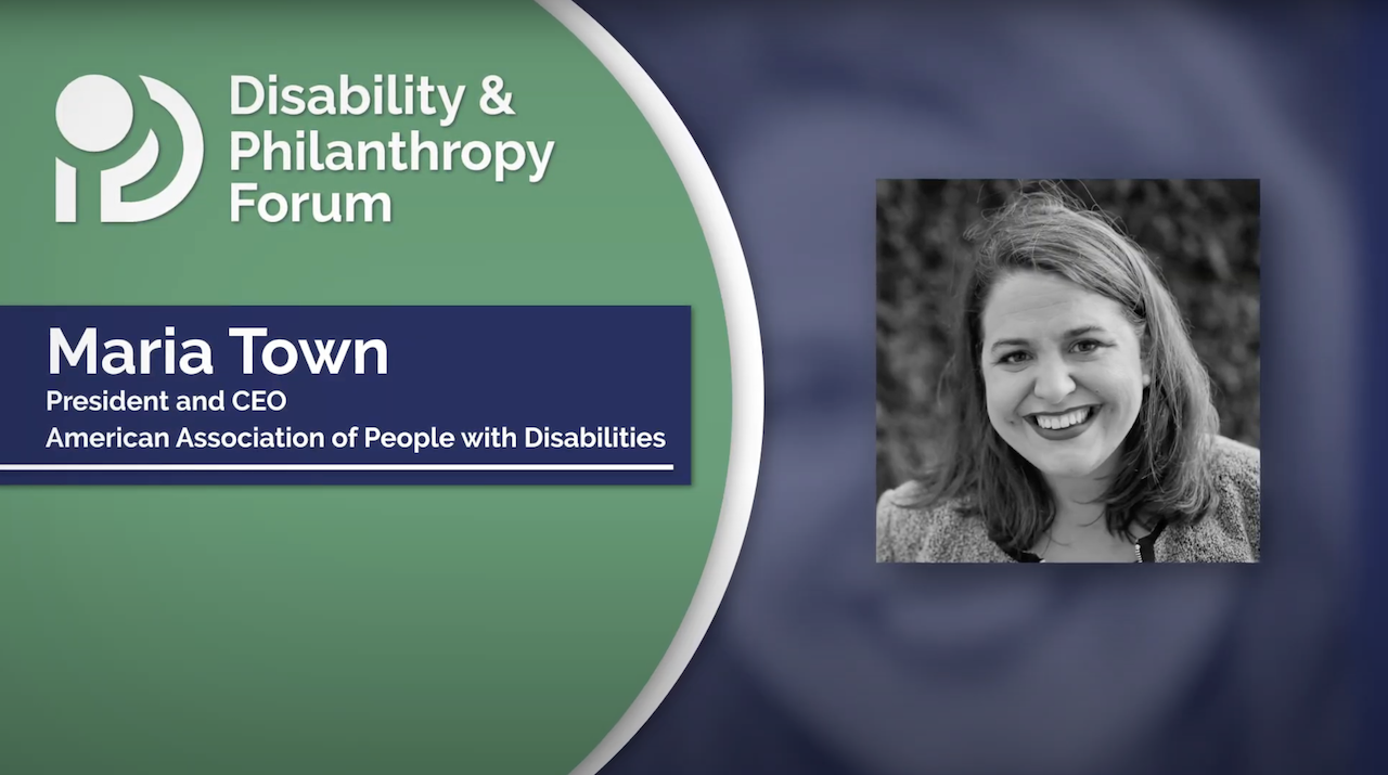 Maria Town: What is the Care Movement? - Disability & Philanthropy Forum
